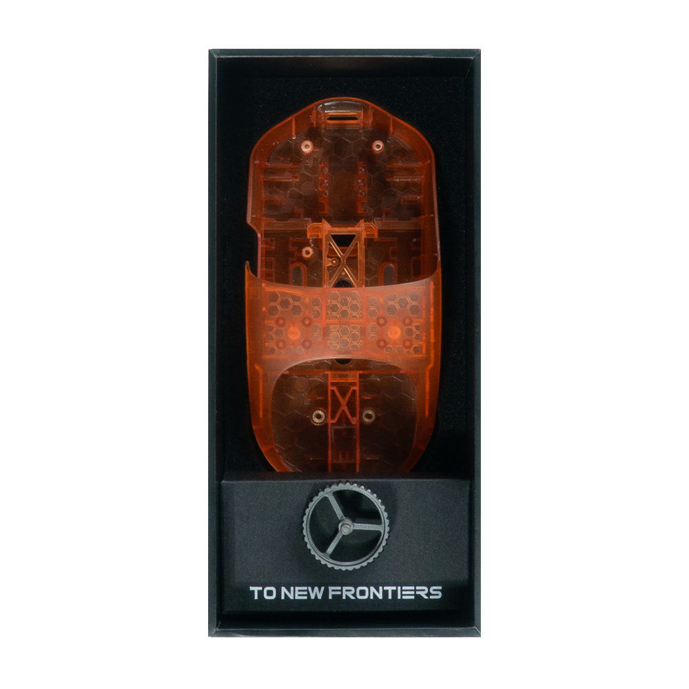 Helion Orange Core Body + Gun Metal Scroll Wheel